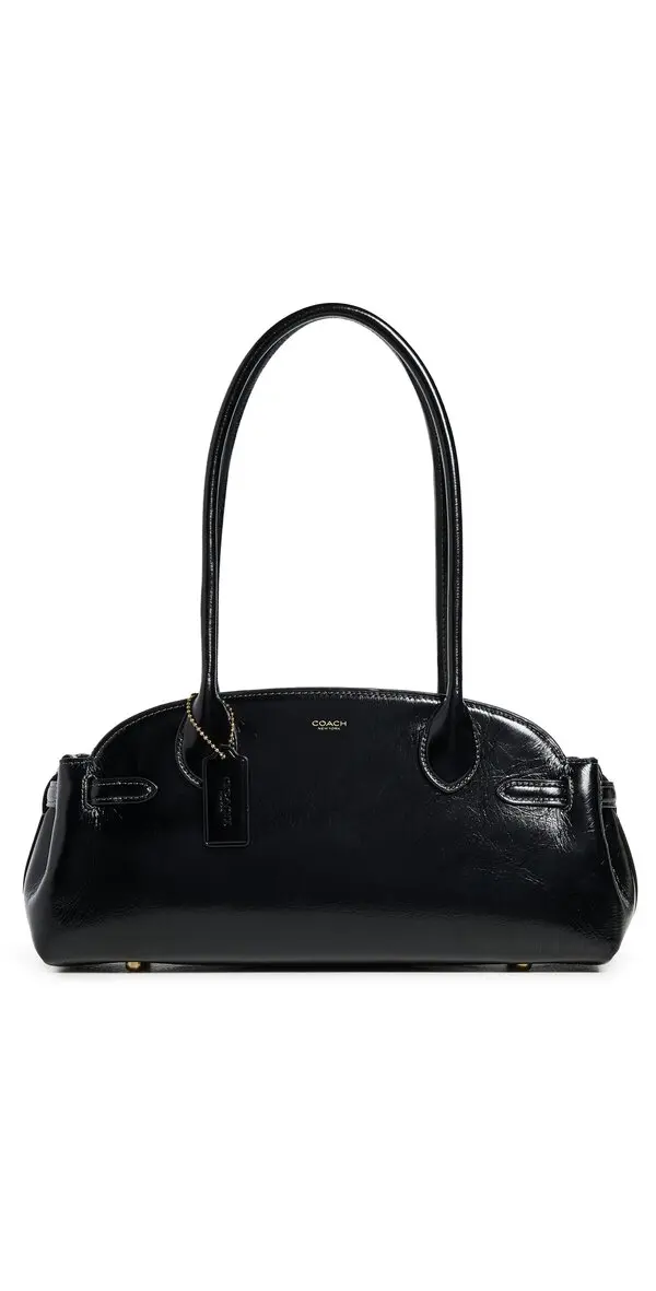 Coach Glazed Leather Empire Carryall 34 - B4/black