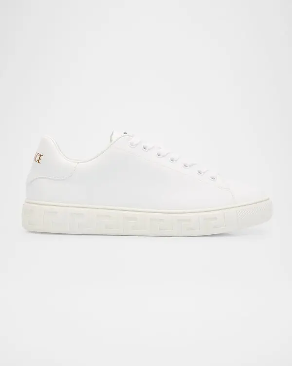 Versace La Greca Low-top Sneakers - 1w010 White