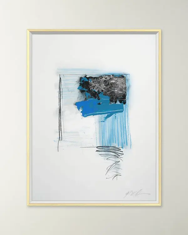 RFA FINE ART Blue Lines 2" Giclee On Paper Robert Robinson