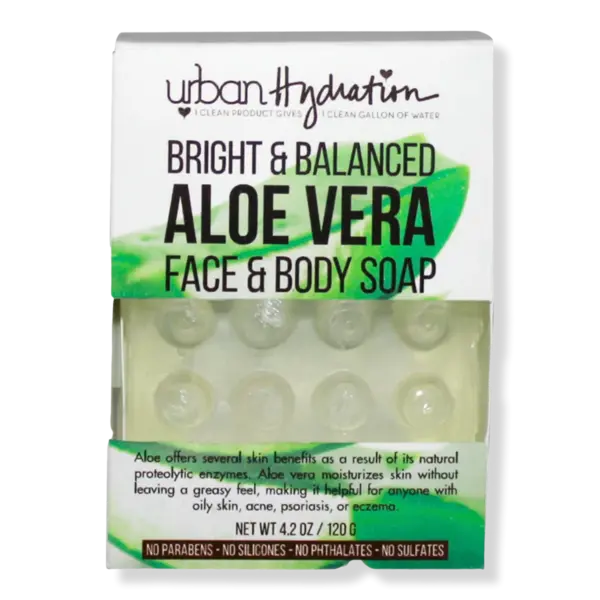 URBAN HYDRATION Aloe Vera Leaf Face & Body Bar Soap