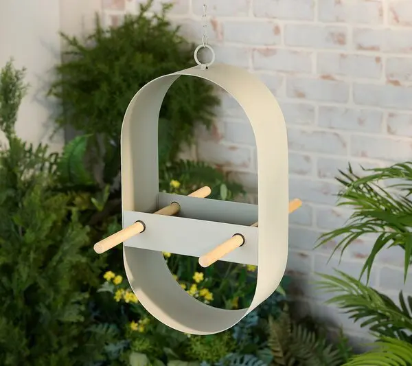 GARDEN REFLECTIONS As Is Hanging Metal Bird Feeder