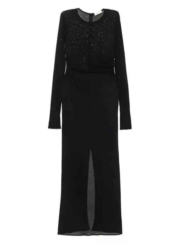 Blumarine Sheer Maxi Dress - Black