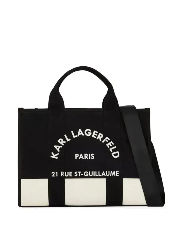 Karl Lagerfeld Rue St-guillaume Canvas Tote
