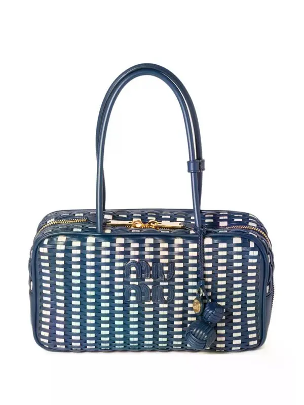 Miu Miu Woven Shoulder Bag