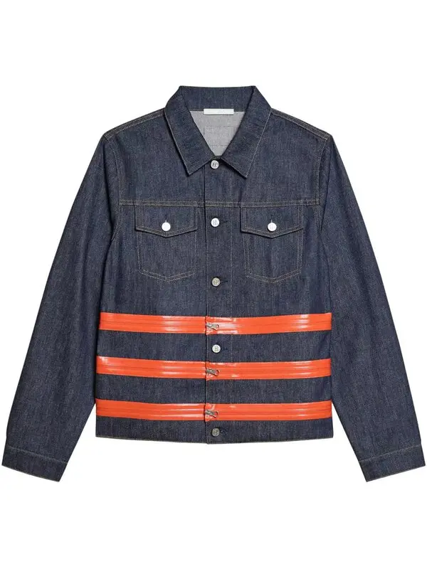 Helmut Lang 3 Zip Trucker - Blue