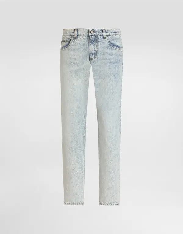 Dolce & Gabbana Regular-fit Jeans With Logo Tag