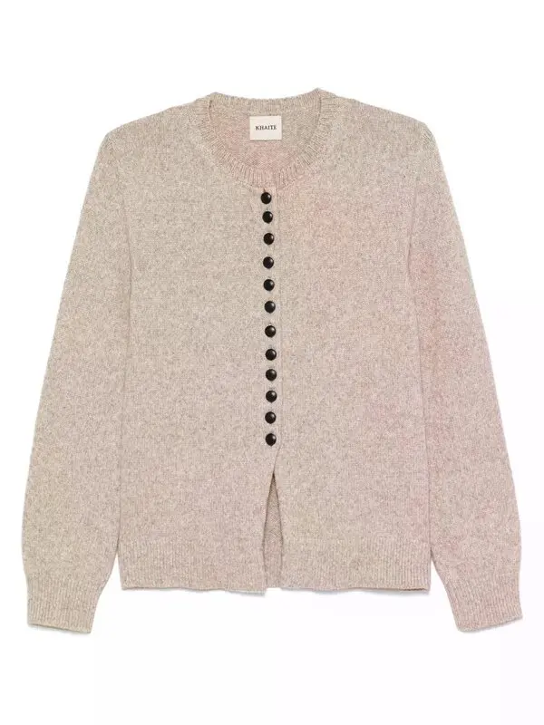 Khaite Cashmere Cardigan - Neutrals