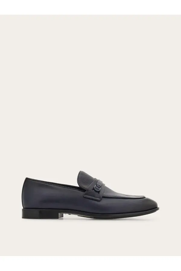 FERRAGAMO Loafer With Gancini Ornament