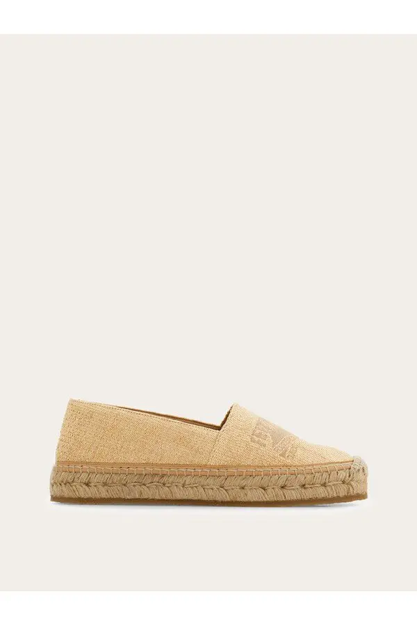 FERRAGAMO Jacquard Espadrilles - Neutral