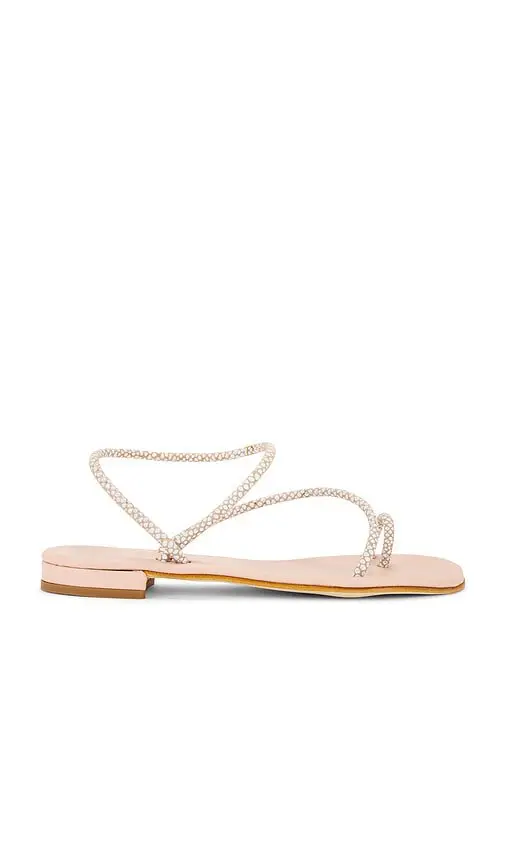 CORNETTI Romelide Sandal - Beige Viper Printed & Blush