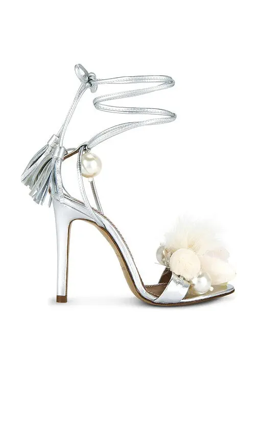ALAMEDA TURQUESA Nassau Heel - Silver