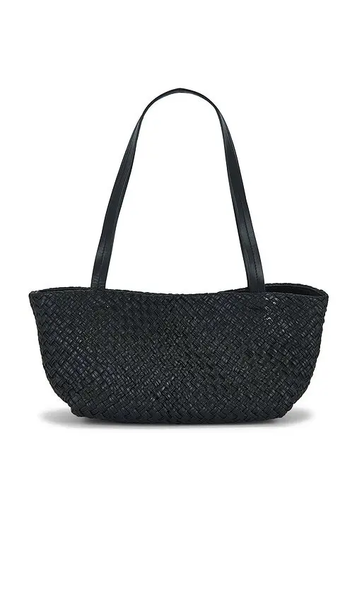 ST. AGNI Petit Woven Trapeze Bag