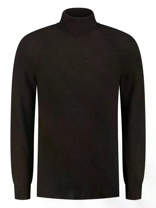 Fedeli Roll-neck Sweater - Brown