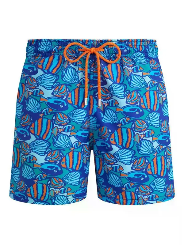 Vilebrequin Printed Swim Shorts - Blue