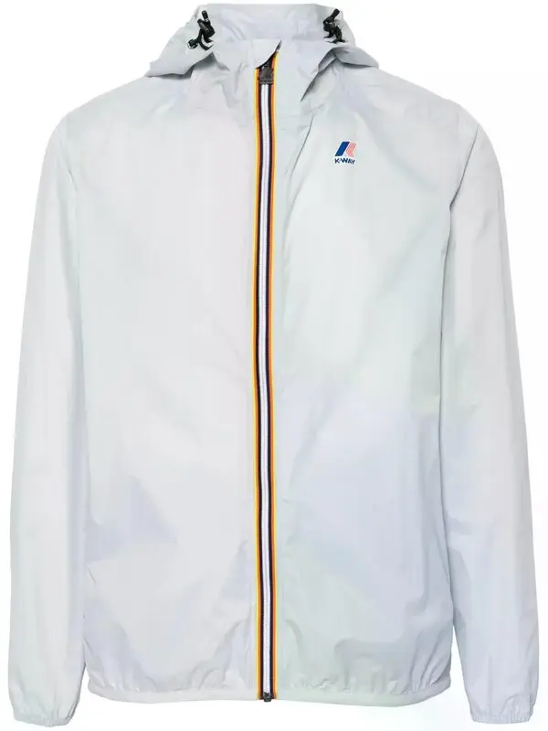 K-WAY Le Vrai 3.0 Claude Ripstop Windbreaker - Grey
