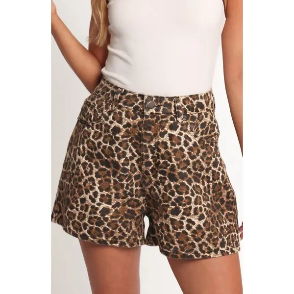 PETAL & PUP Hemima High-waist Denim Shorts