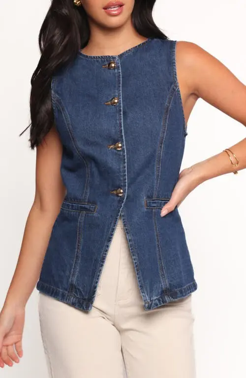 PETAL & PUP Nessa Denim Vest