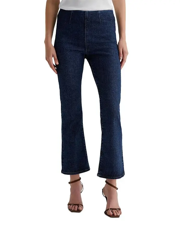 Ag Farrah Mid-rise Bootcut Crop Jeans