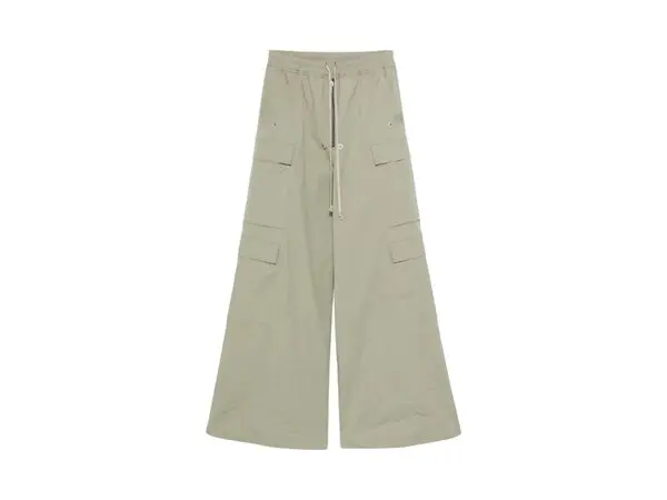 Rick Owens Heavy Cotton Poplin Cargobelas - Celadon