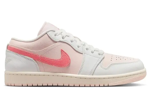 JORDAN 1 Low Se Sneakers - Summit White/light Soft Pink/sail