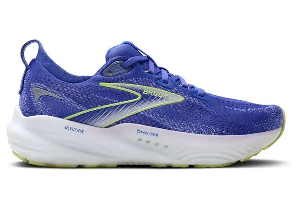Brooks Glycerin 22 Athletic Sneakers - Amparo Blue/hyper Iris/yellow