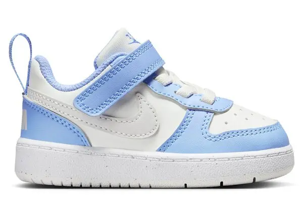 Nike Court Borough Low Recraft Sneakers - Summit White/cobalt Blue Pulse