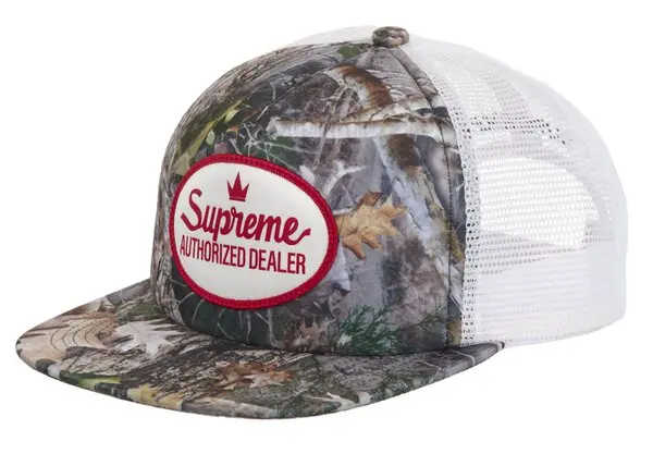 Supreme Authorized Mesh Back 5-panel Cap - Camo