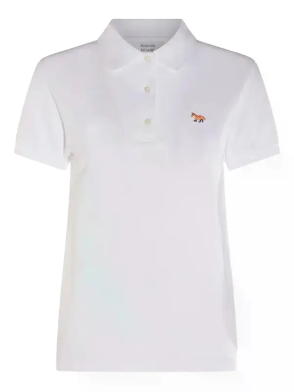 Maison Kitsuné Fox-motif Polo Top