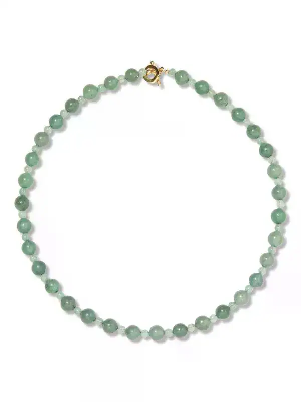 Jennifer Behr Dhara Necklace Green Editorialist