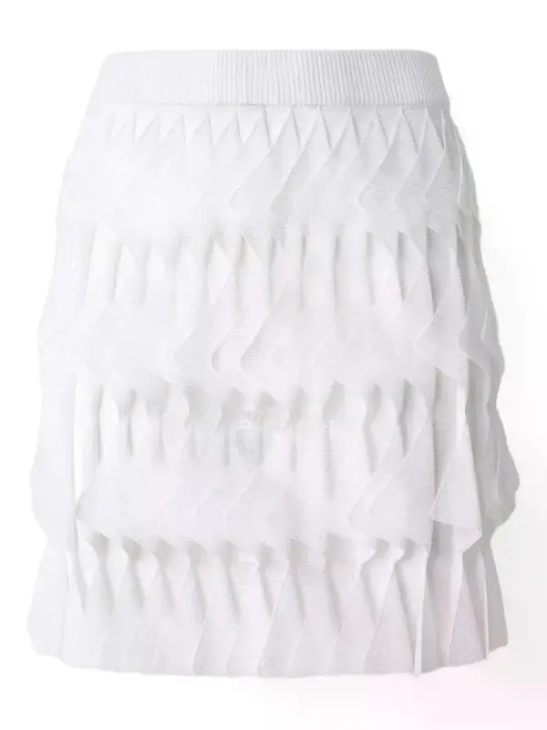 Missoni Geometric-pattern Mini Skirt - White