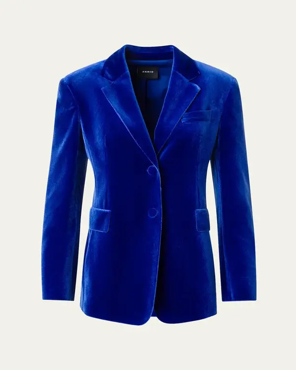 Akris Taddeo Velvet Jacket