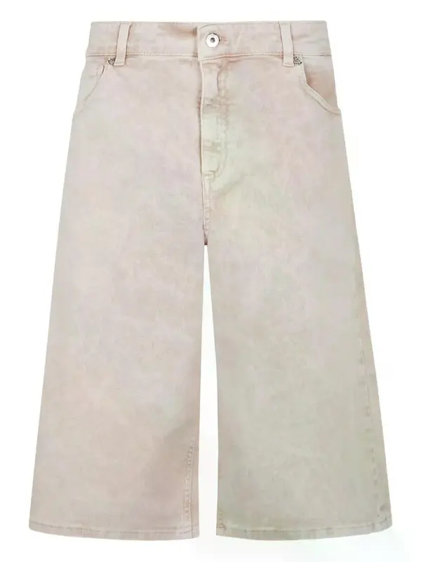Blumarine Wide-leg Denim Shorts