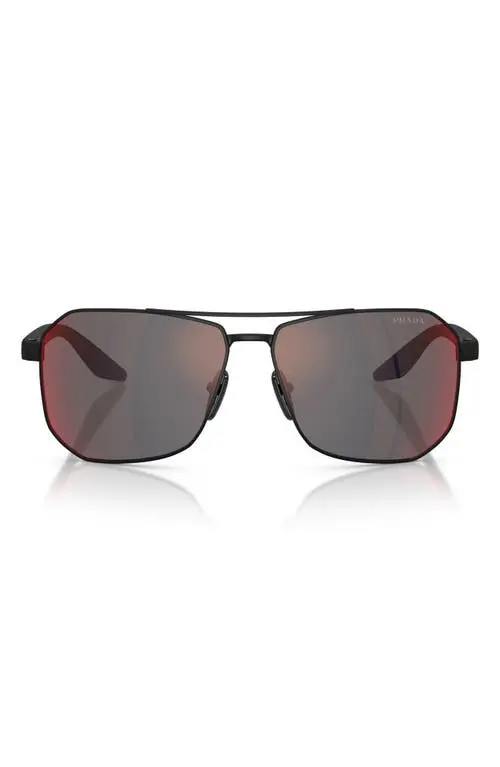 Prada 62mm Pilot Sunglasses
