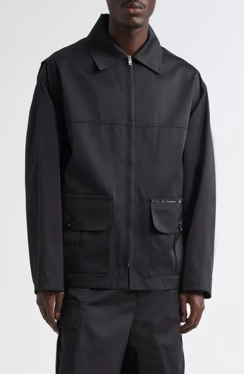 Marni Water Repellent Taffeta Jacket - 00n99 Black