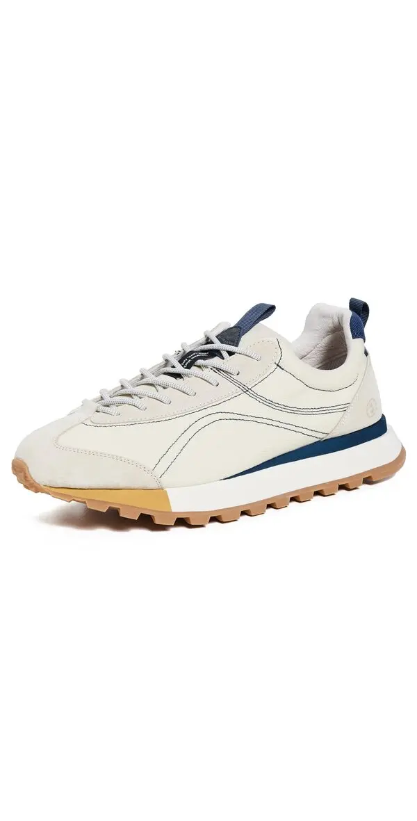FLOWER MOUNTAIN Universal Works X New Asuka Sneakers - Ecru/light Brown