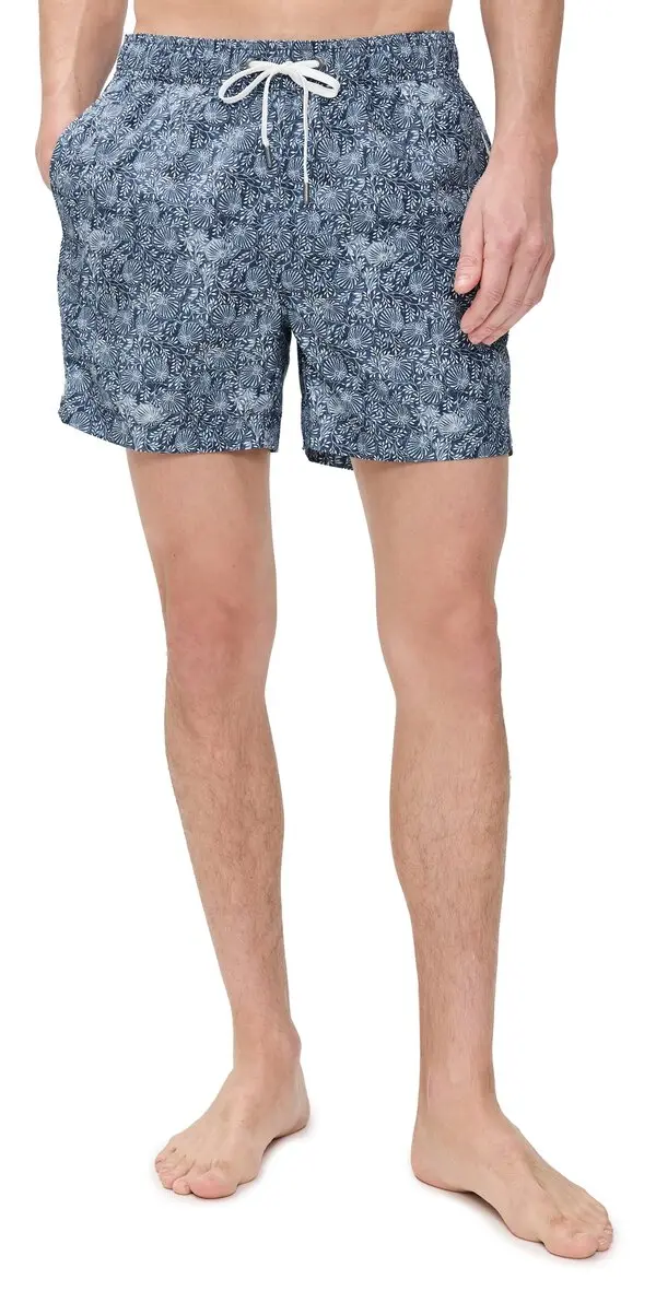 Onia Charles Swim Trunk - Deep Navy Multi
