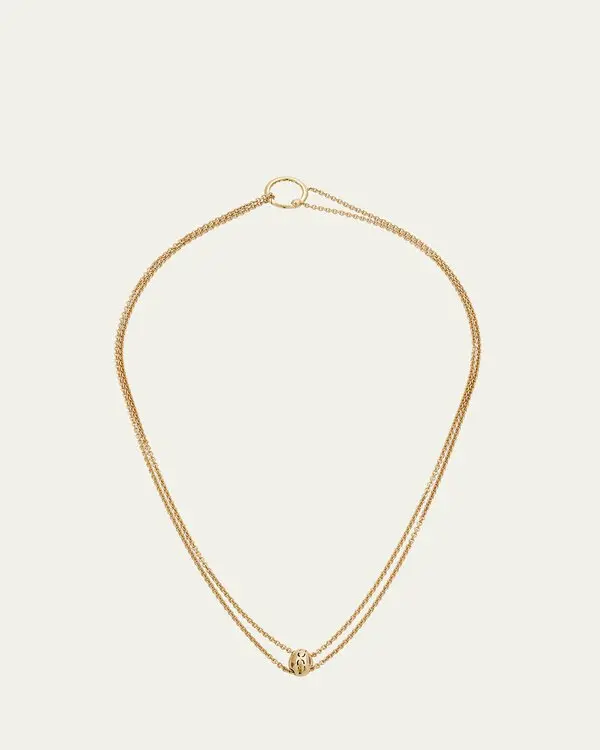 Paul Morelli 18k Yellow Gold Meditation Bell Slider Chain - One-color
