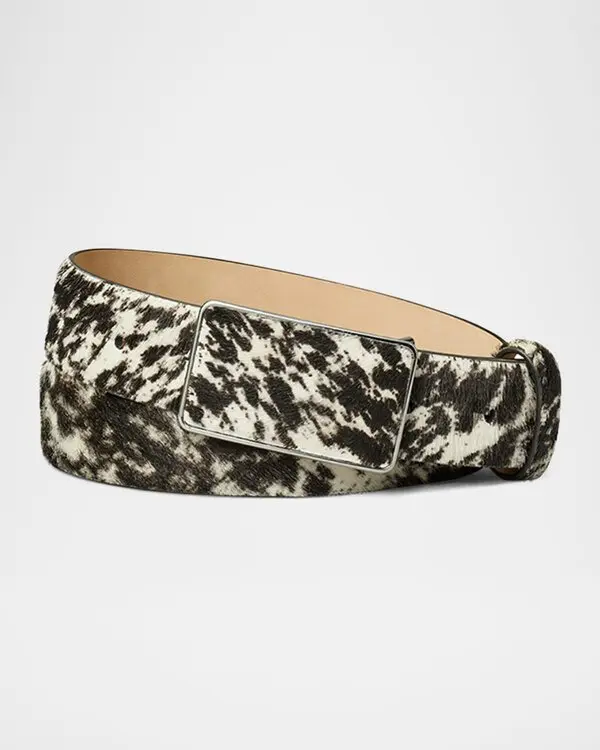 Tory Burch Plate Belt - 100 Warm White Black