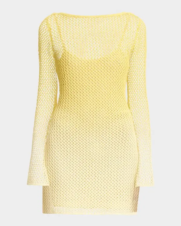 Significant Other Honey Net Mini Dress