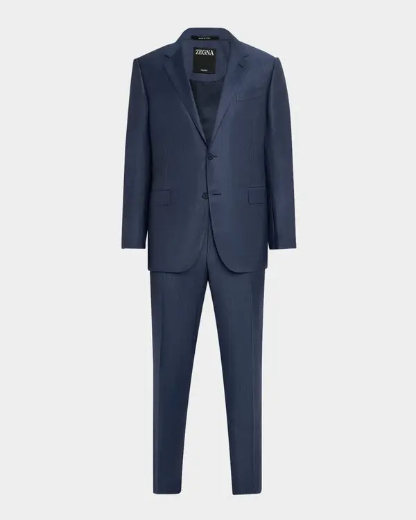 Zegna Wool Pinstripe Suit