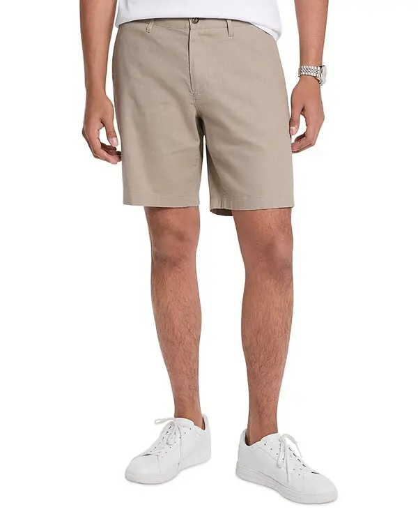 Michael Kors Linen Cotton 9" Shorts - Dusty Sage