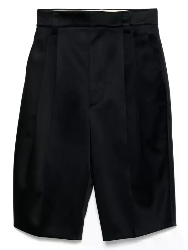 Carven Pleated Bermuda Shorts