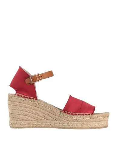 PEDRO GARCIA Espadrilles In Viscose And Leather - Red