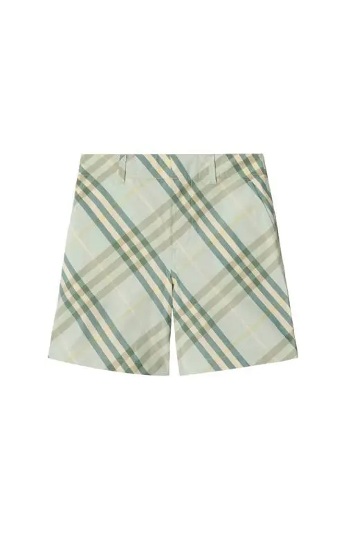 Burberry Check Cotton Shorts - Breeze