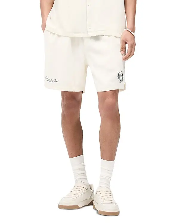 REPRESENT Crest Relaxed Fit Shorts - White