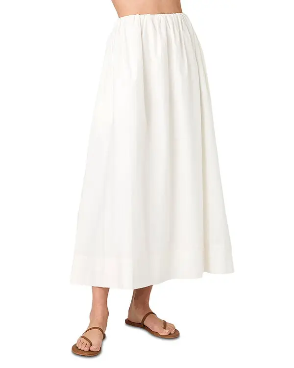 French Connection Nomi Cotton Midi Skirt
