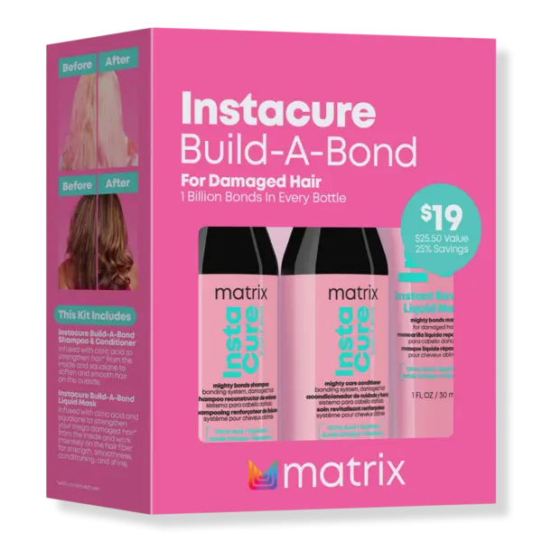 MATRIX Instacure Build-a-bond Travel Trial Kit For Very Damaged Hair