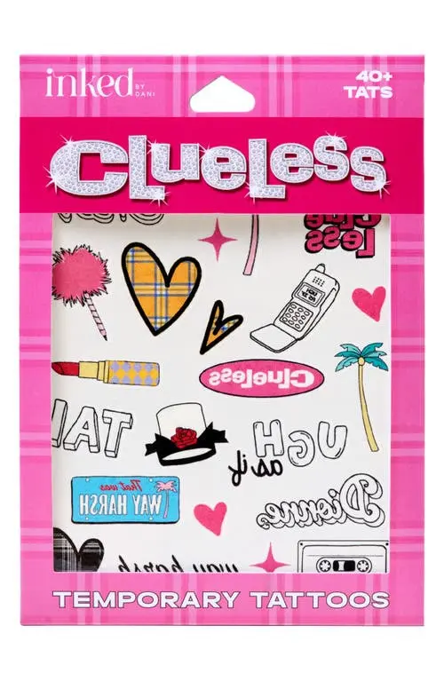 INKED BY DANI Clueless As If Temporary Tattoos - Multi