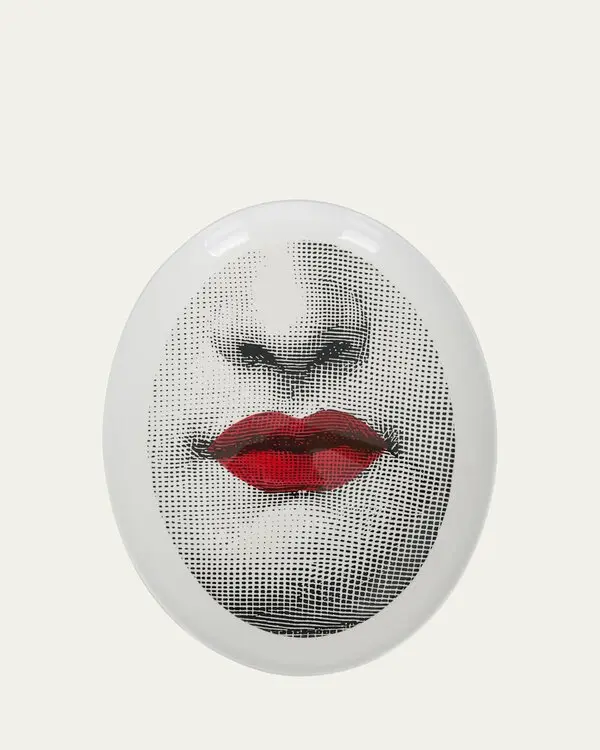 FORNASETTI Bocca Oval Tray - One-color