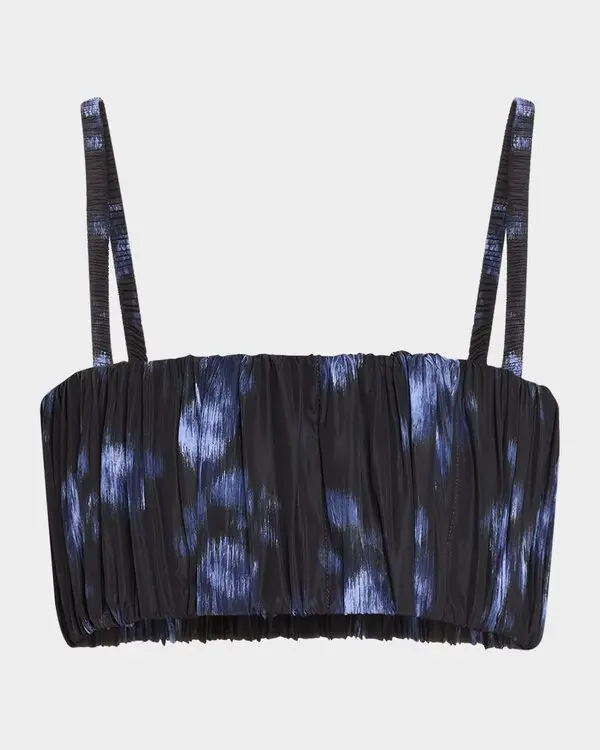 Michael Kors Gathered Bralette Top